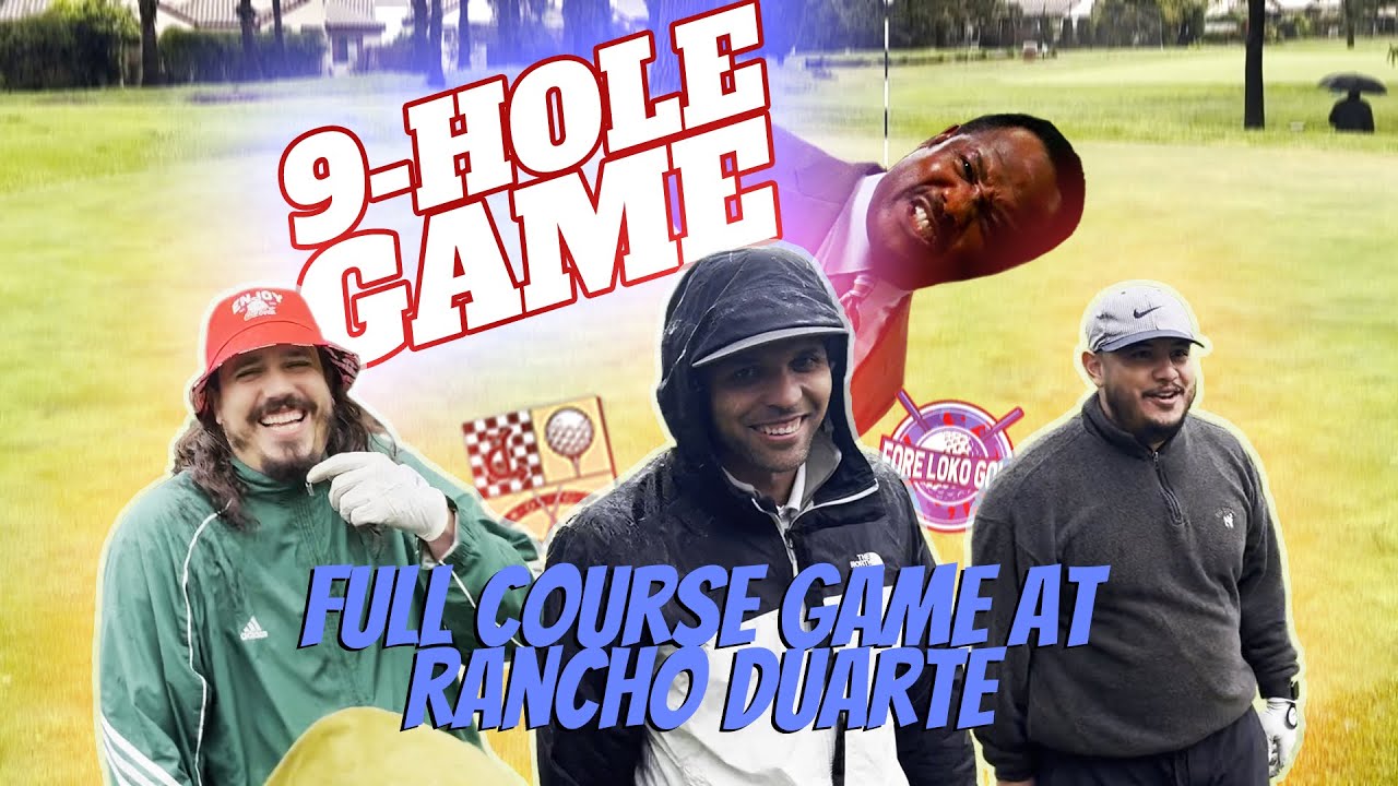 Every Shot At Rancho Duarte Golf Course | Stroke Play 1v1v1 BIG MONEY ...