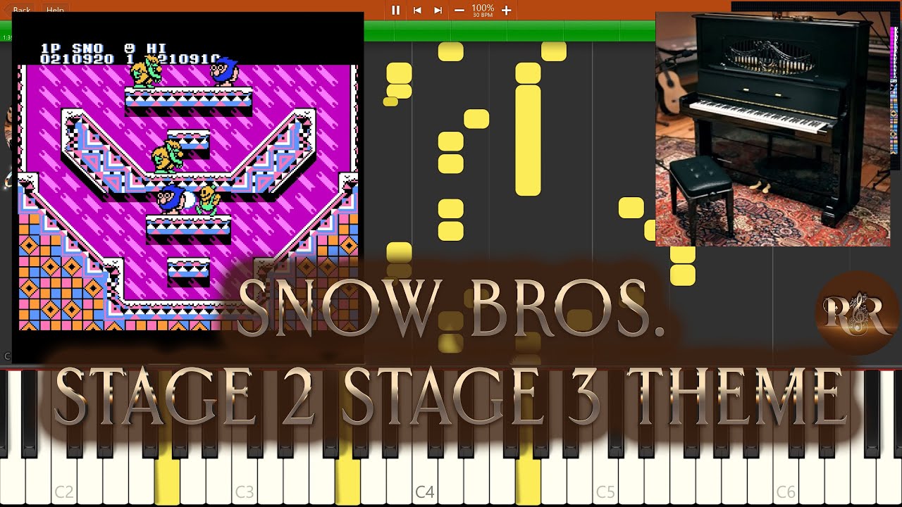 Snow Brothers Music - Stage 2 & Stage 3 Theme NES Soundtrack ...