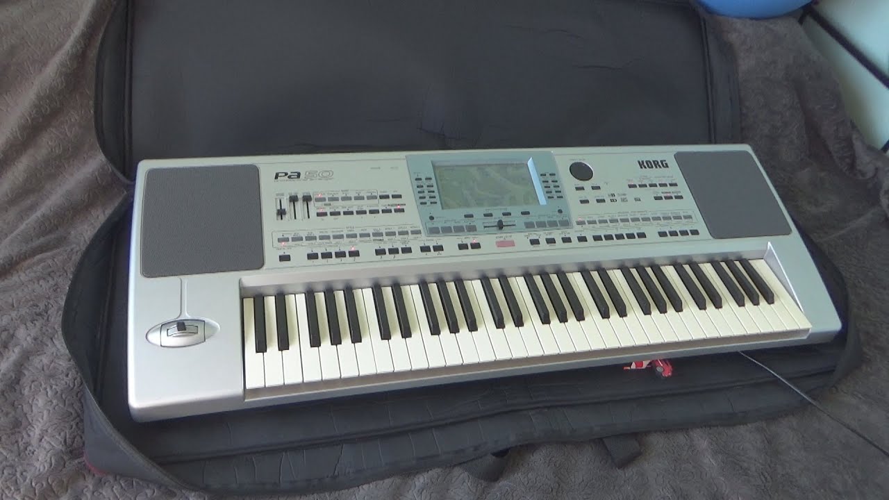 Korg PA 50 synth performing Sirtaki Music Style - YouTube