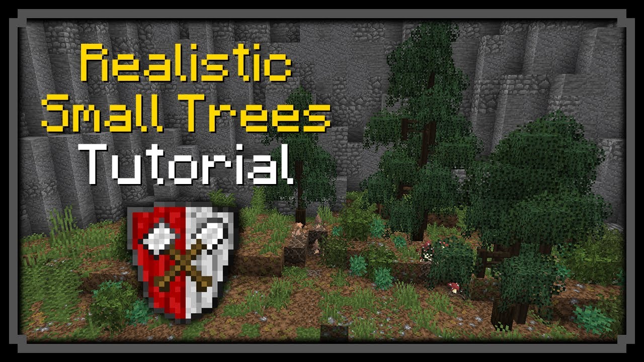 Minecraft: Small Trees Tutorial - YouTube