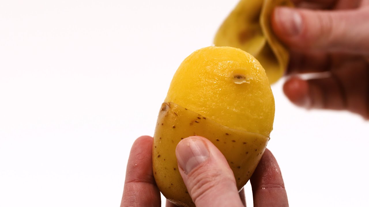 Kitchen Quickie: Potato Peeling Hack | WebMD - YouTube
