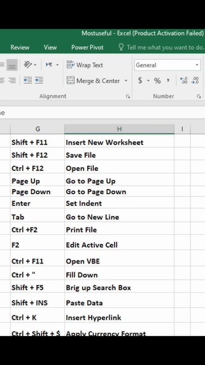 Essential Keyboard Shortcuts in Excel You Need to Know! #shorts #excel #excelshorts #exceltricks ...
