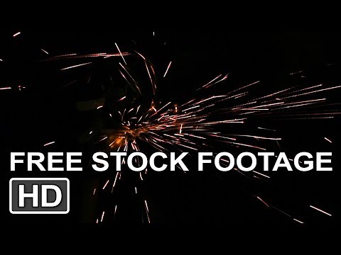 Free Stock Footage! *Sparks Overlay Effect [HD]