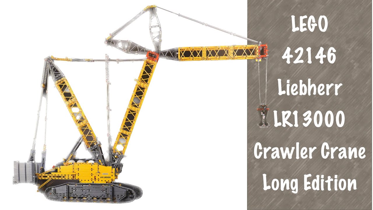 Lego 42146 Liebherr Crawler Crane LR 13000 Long Edition, Speed Build ...