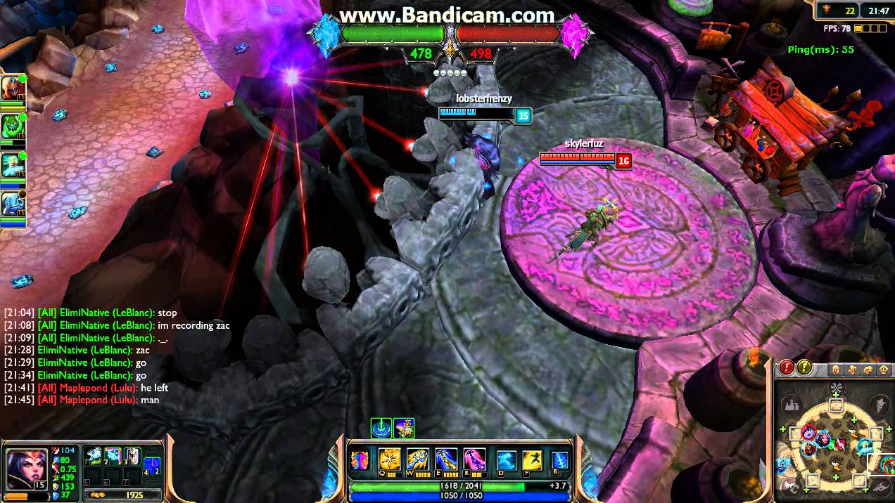 League of Legends - Zac Dominion Glitch/Bug - YouTube