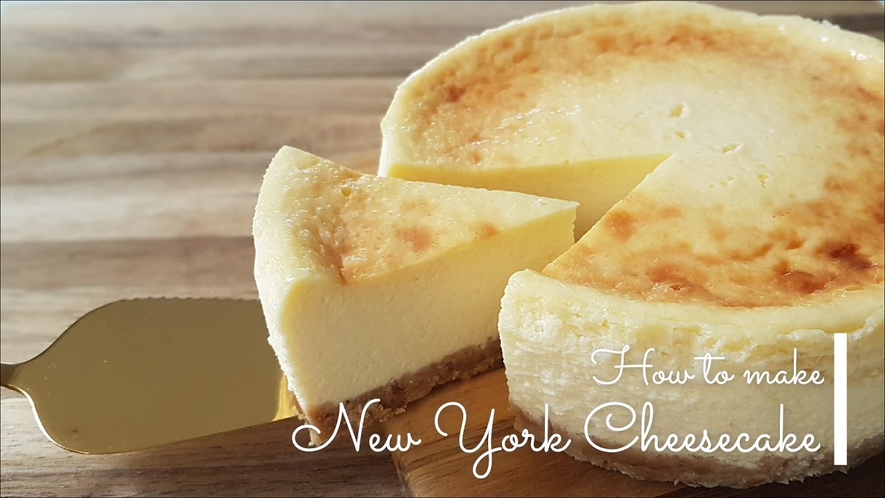 NY Cheesecake Recipe - YouTube