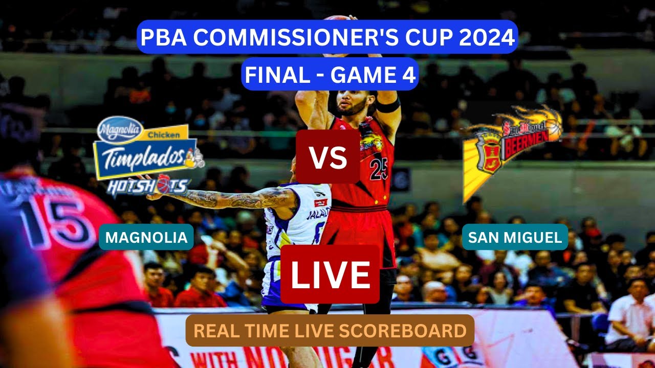 Magnolia vs San Miguel LIVE Score UPDATE Today Basketball Game 4 PBA ...