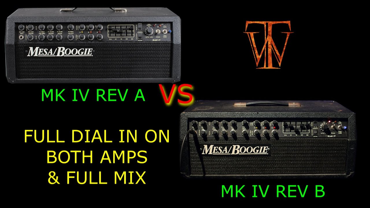 Mesa MK IV Rev A vs MK IV Rev B - YouTube