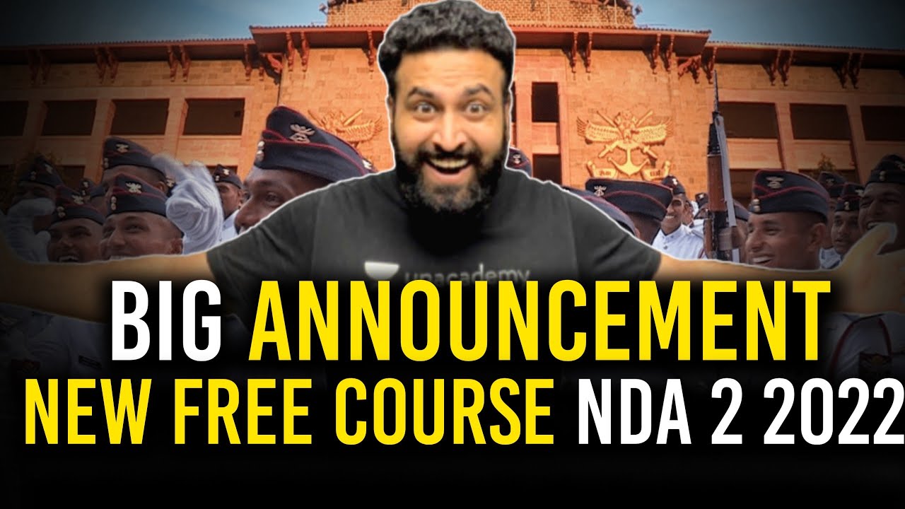 BIG NEW ANNOUNCEMENT🔥 Based On Latest NDA Exam Pattern For NDA 2 2022 ...