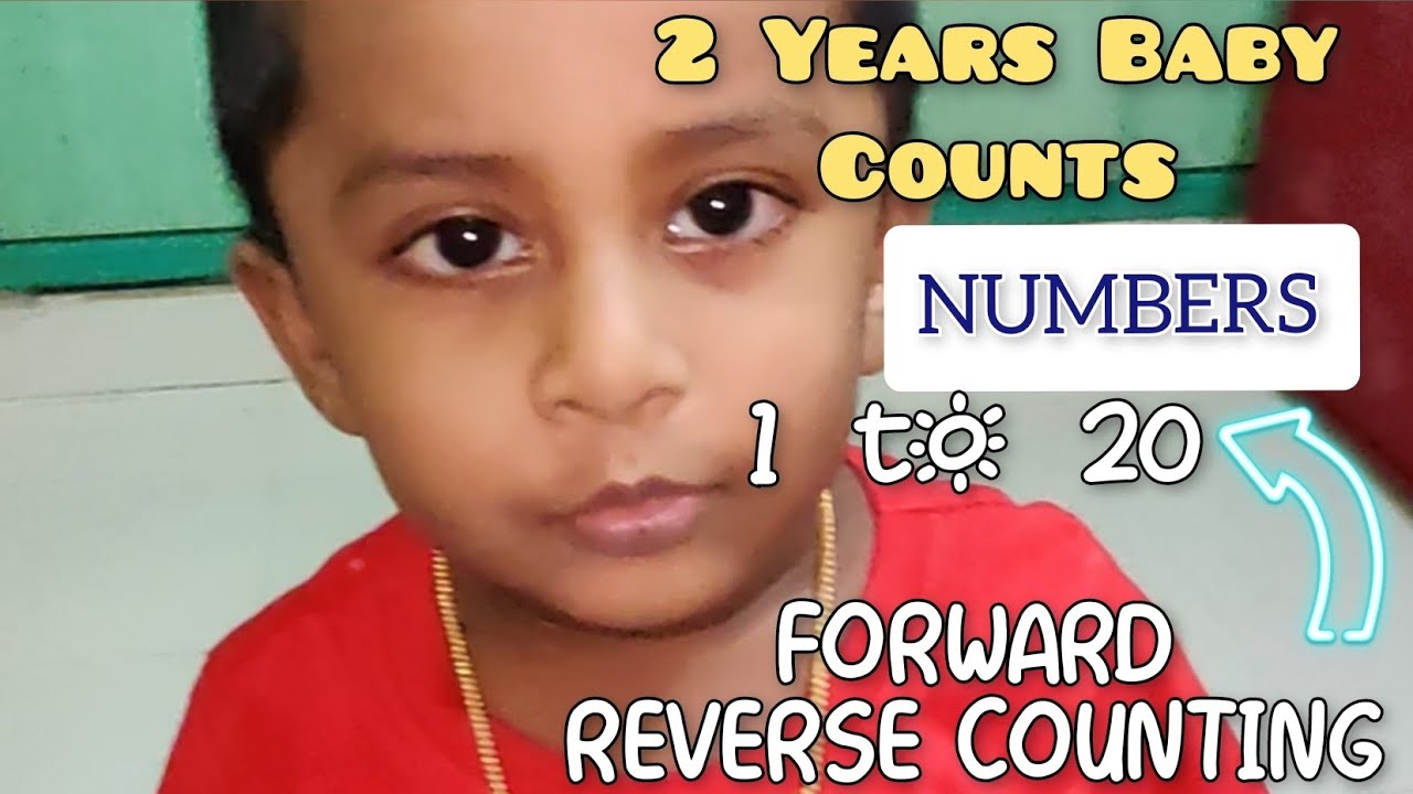 Counting Numbers from 1 to 20 Forward Reverse Baby Maths Nursery ...