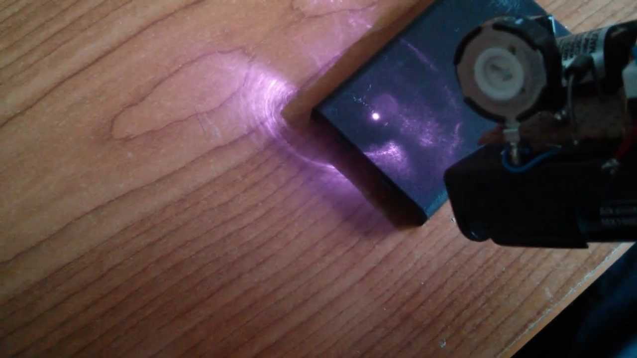 Homemade infrared laser engraver - YouTube