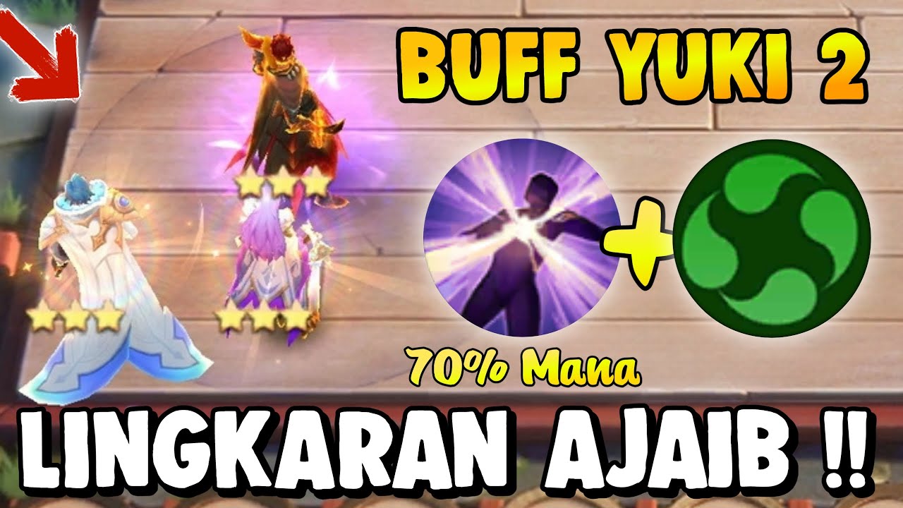 YUKI 2 BUFF 8 HERO LANGSUNG ULTI TANPA ITEM BUKU‼️COMBO UPDATE TERBARU ...