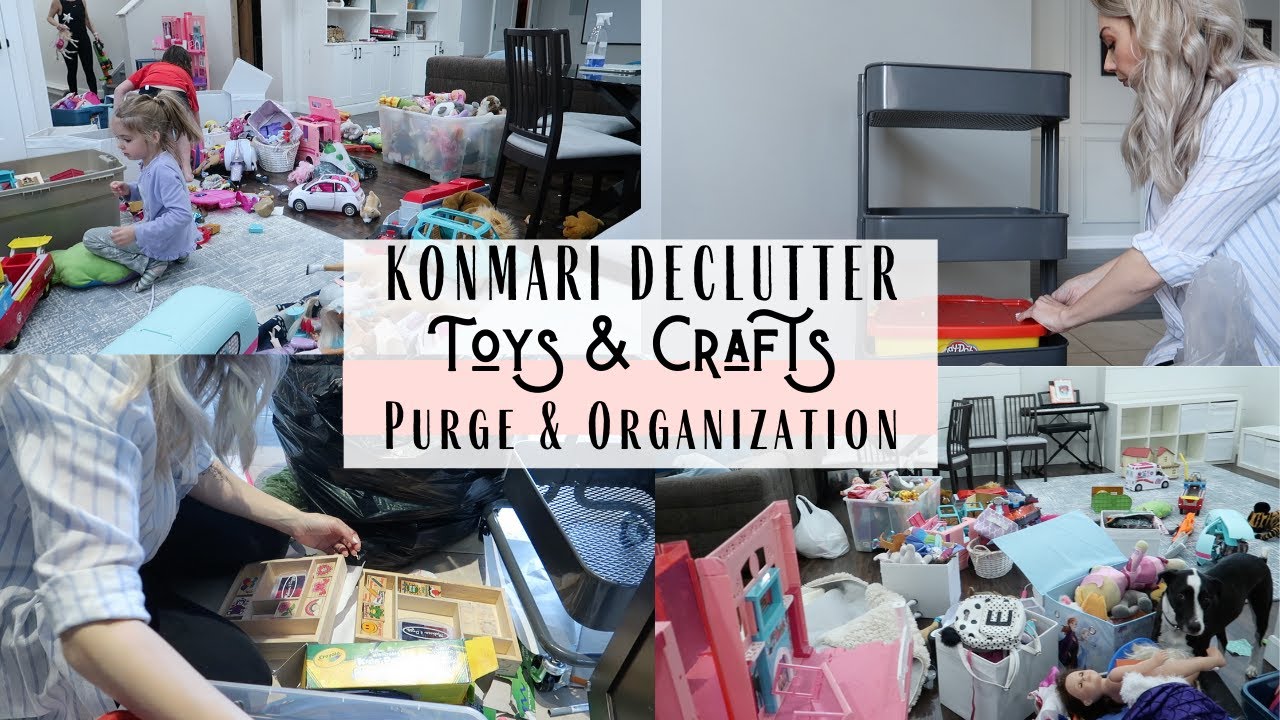 Konmari Method Declutter | Toys And Crafts Purge | Inspiration ...