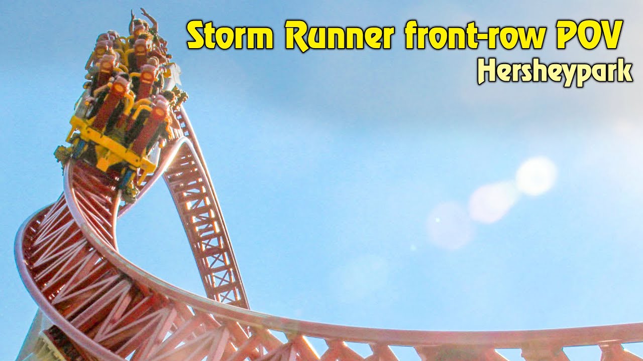 Storm Runner Front-Row POV At Hersheypark - YouTube