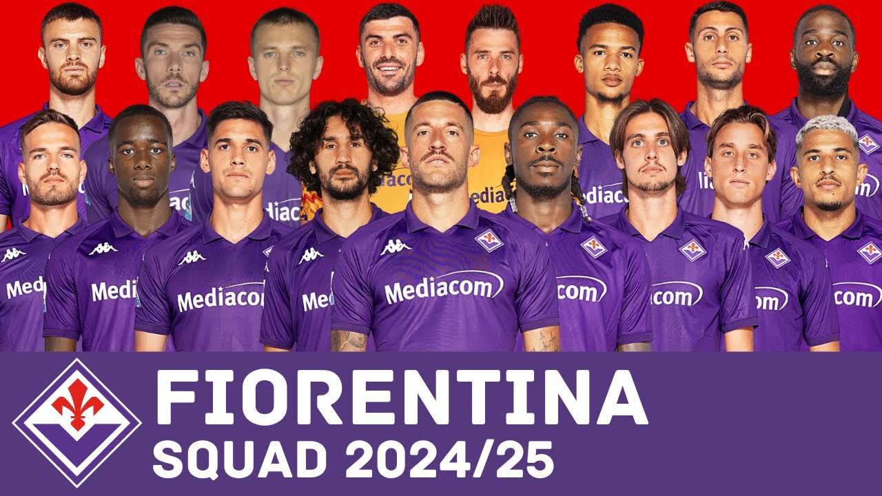 ACF FIORENTINA Squad For Season 2024/25 | Fiorentina | FootWorld - YouTube