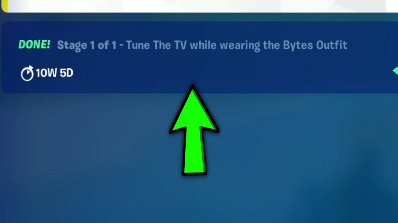 Stage 1 of 1 - Tune The TV while wearing the Bytes Outfit - YouTube