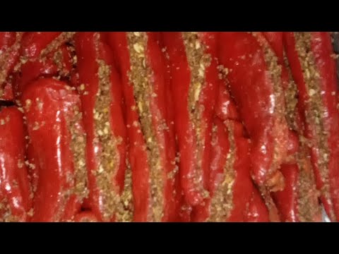 Bundelkhandi Lal mirch ka Achar ek bar jarur banae#Lal mirch#Achar ...
