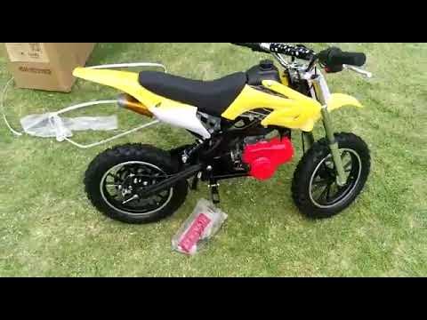 Mini Moto Enduro (dirty Bike) Amarilla con Negro Ecuador - YouTube