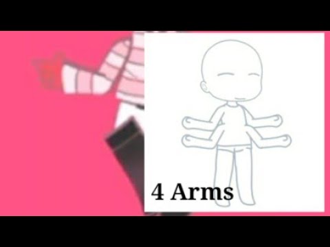 How To Make Your OC Have 4 Arms ~ [ Gacha club ] - YouTube