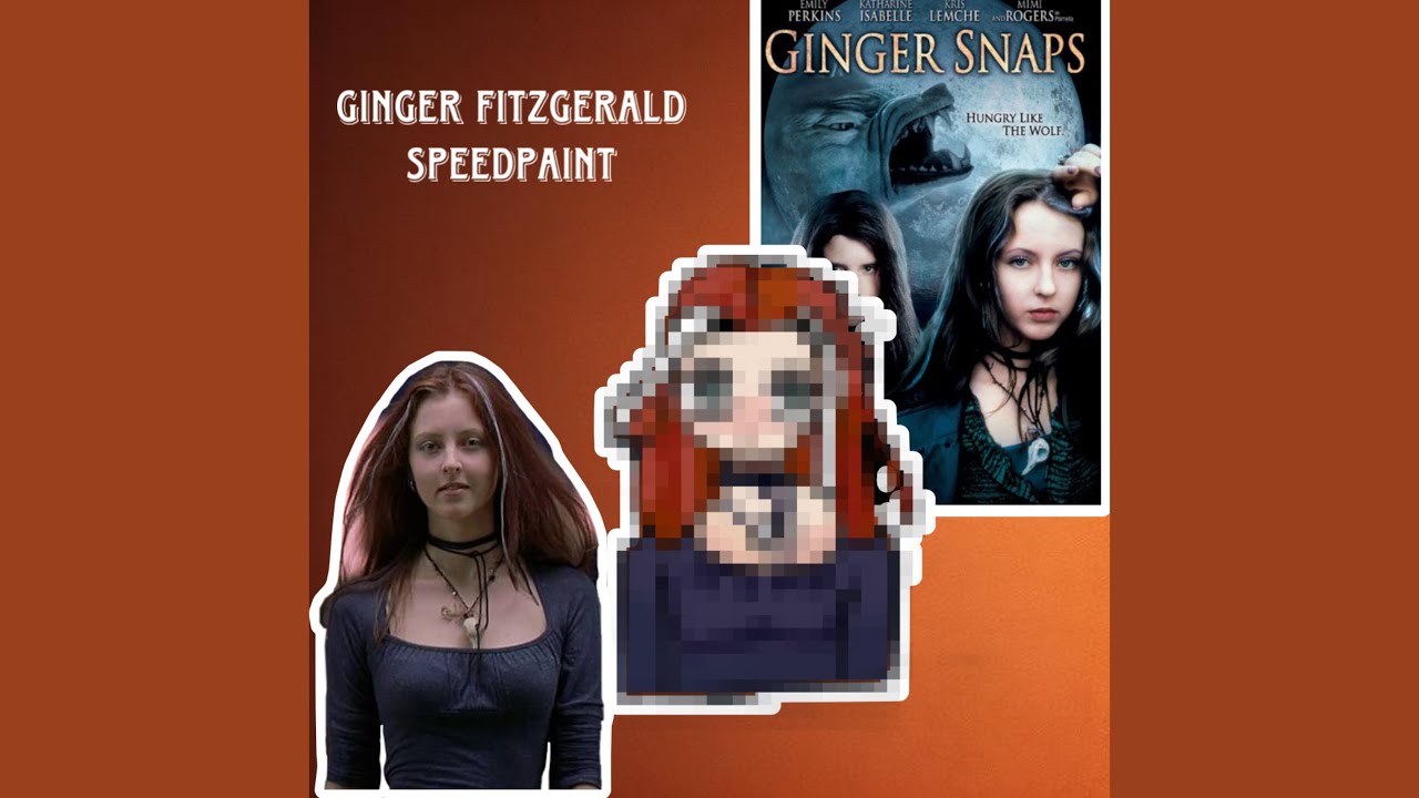 Ginger Fitzgerald Speedpaint | Ginger snaps (2000) - YouTube