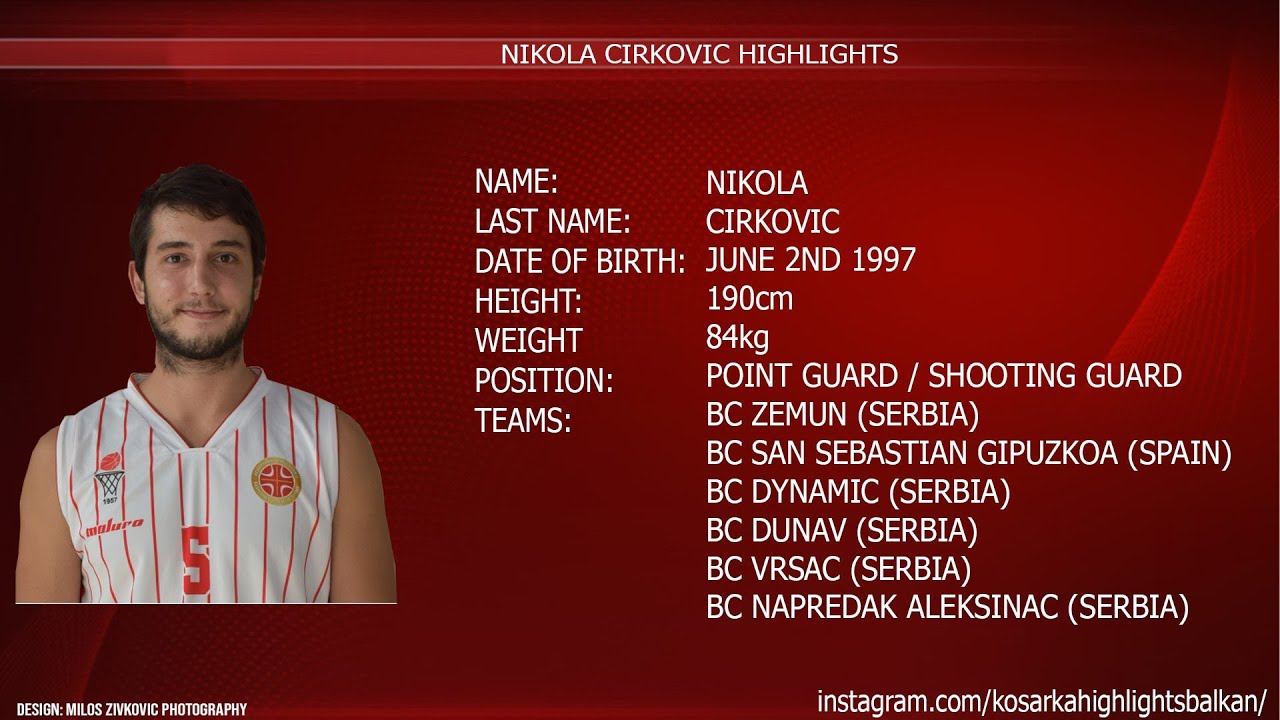 Nikola Cirkovic highlights season 2020-2021 - YouTube