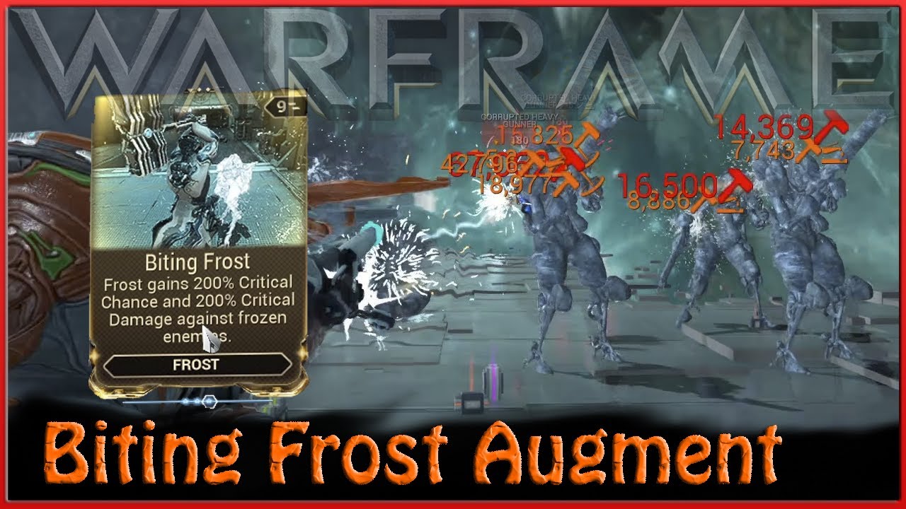 Warframe - Biting Frost Augment [Best Crit Mod Ever?] - YouTube