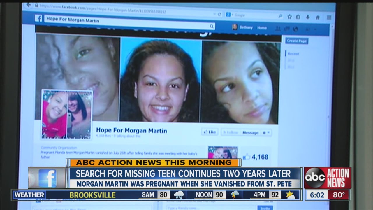 Two years later, search for missing teen, Morgan Martin, continues ...