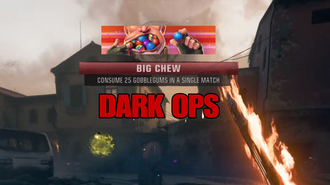 CALL OF DUTY BLACK OPS 6 ZOMBIES - GUMMED UP DARK OPS CHALLENGE - YouTube
