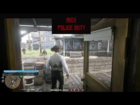 RedM - RicX Police Duty - RedEM:RP - RDR2 Red Dead Redemption Script - YouTube