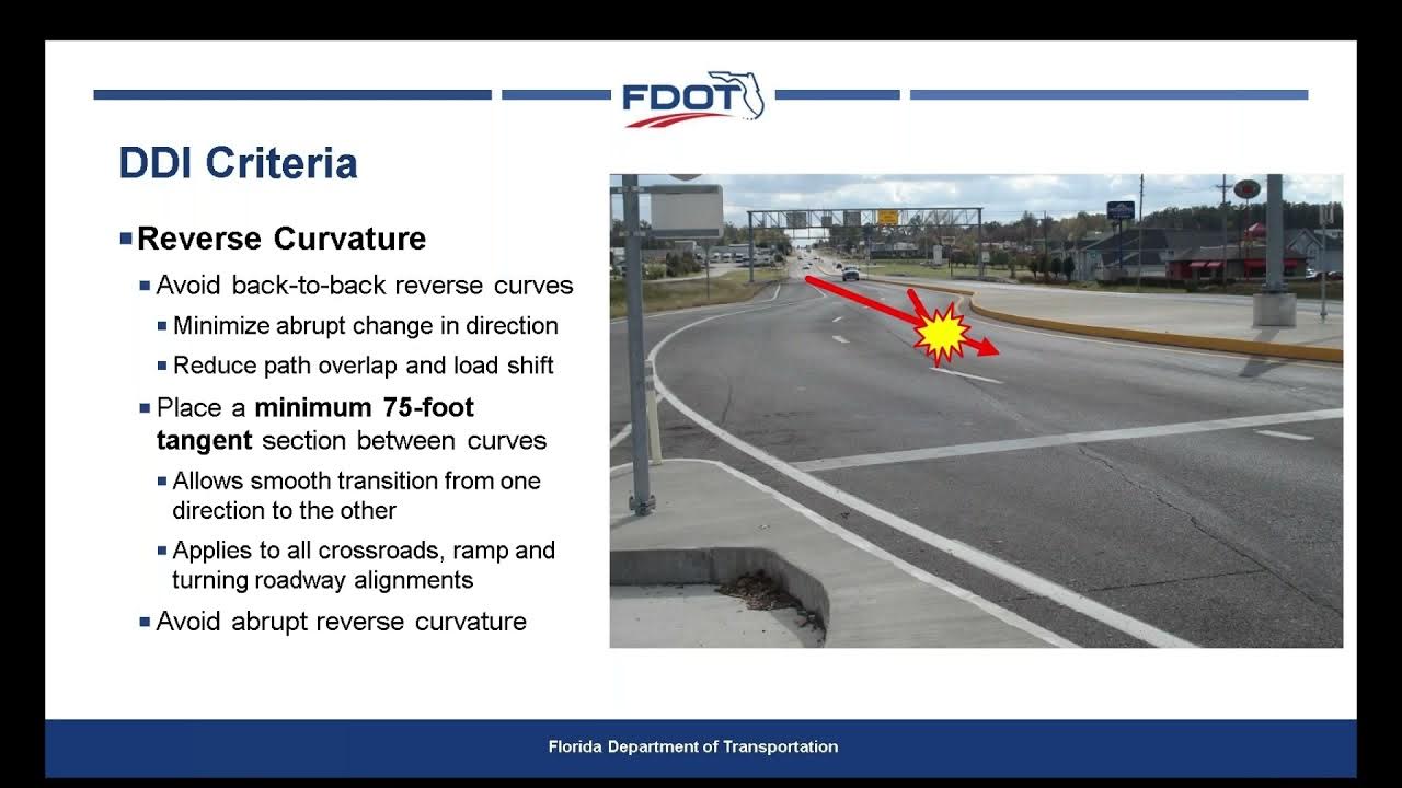 FDOT DDI Design Webinar Series – Geometric Design - YouTube