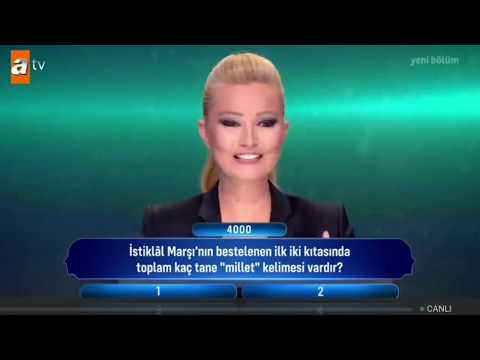 MÜGE ANLI  GÜVEN BANA İSTİKLAL MARŞI SORUSU