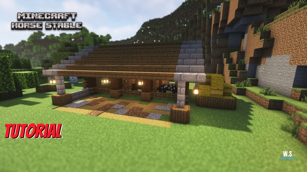 BUILD the Horse Stable of Your DREAMS in Minecraft! - YouTube