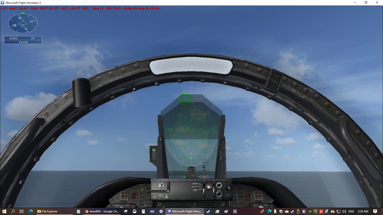 Microsoft Flight Simulator X SE Carrier landing F-18 - YouTube