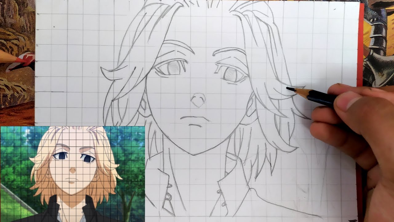 drawing sano manjiro mikey tokyo revengers how to drawing anime - YouTube