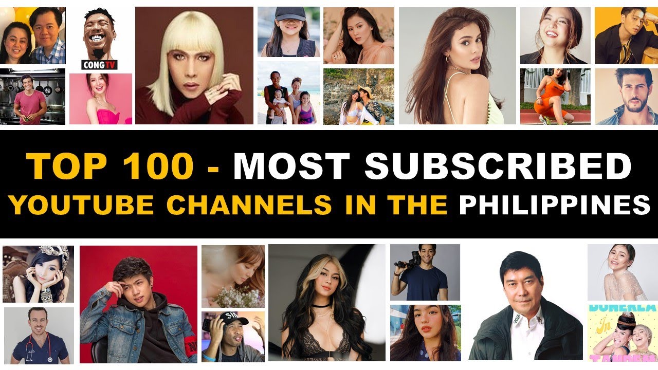 2020 | TOP 100 - MOST SUBSCRIBED YOUTUBE CHANNELS IN THE PHILIPPINES # ...