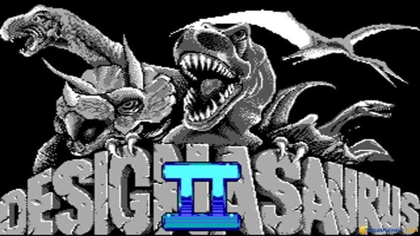 Designasaurus II gameplay (PC Game, 1990) - YouTube