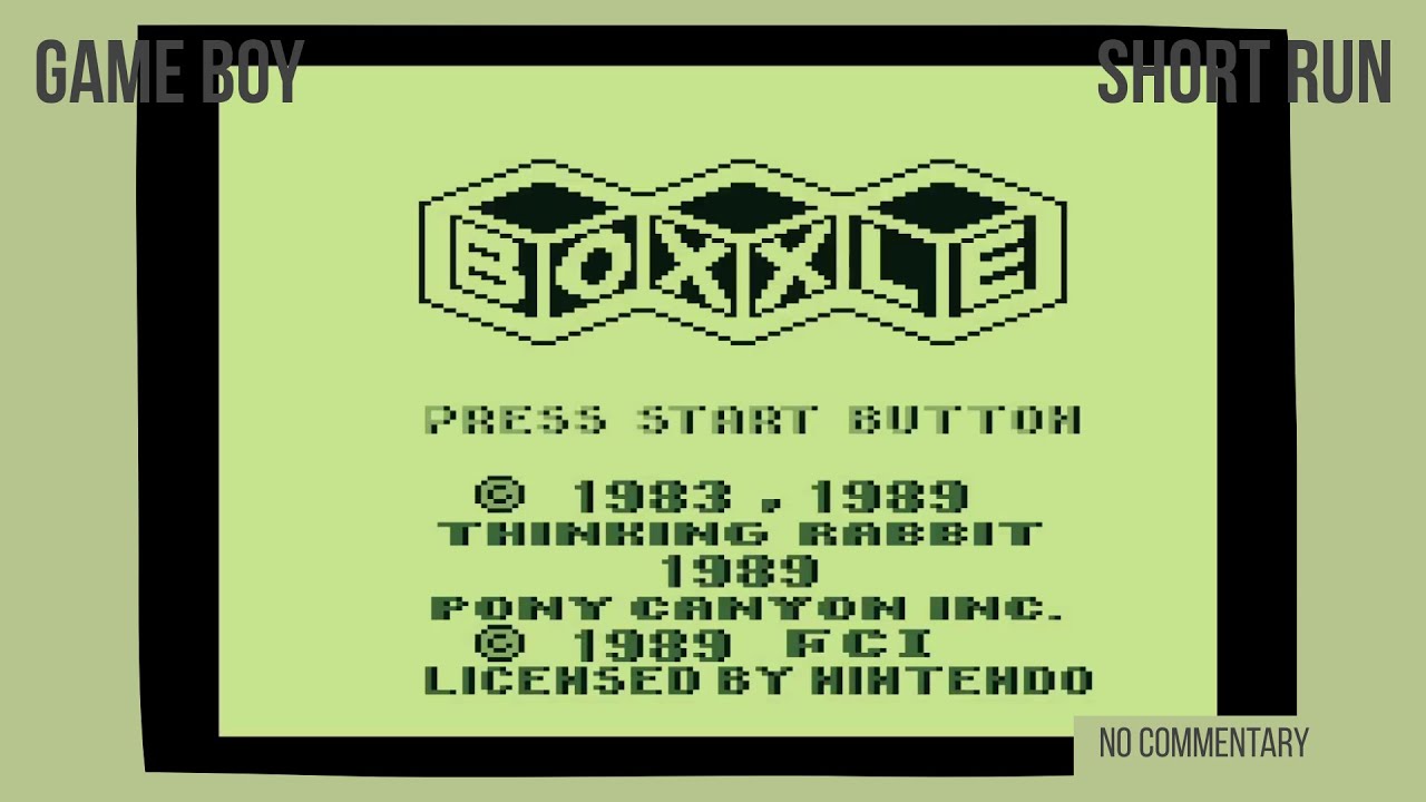 Boxxle - Game Boy - No Commentary - YouTube