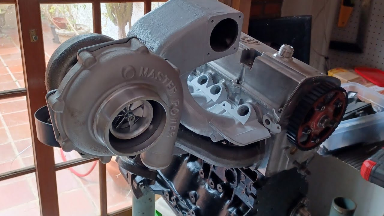 Motor AP Turbo Adaptação da turbina com admissão - YouTube