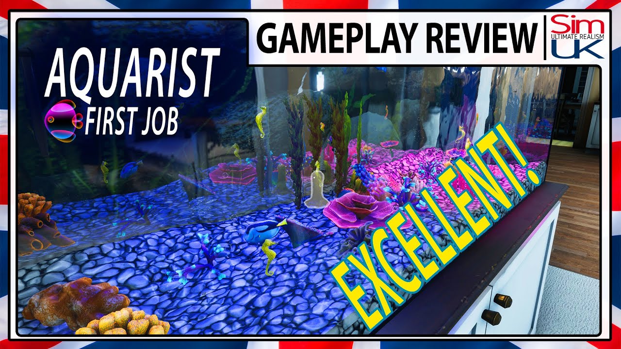 Realistic Aquarium Sim Aquarist My First Job FIRST LOOK Gameplay Review ...