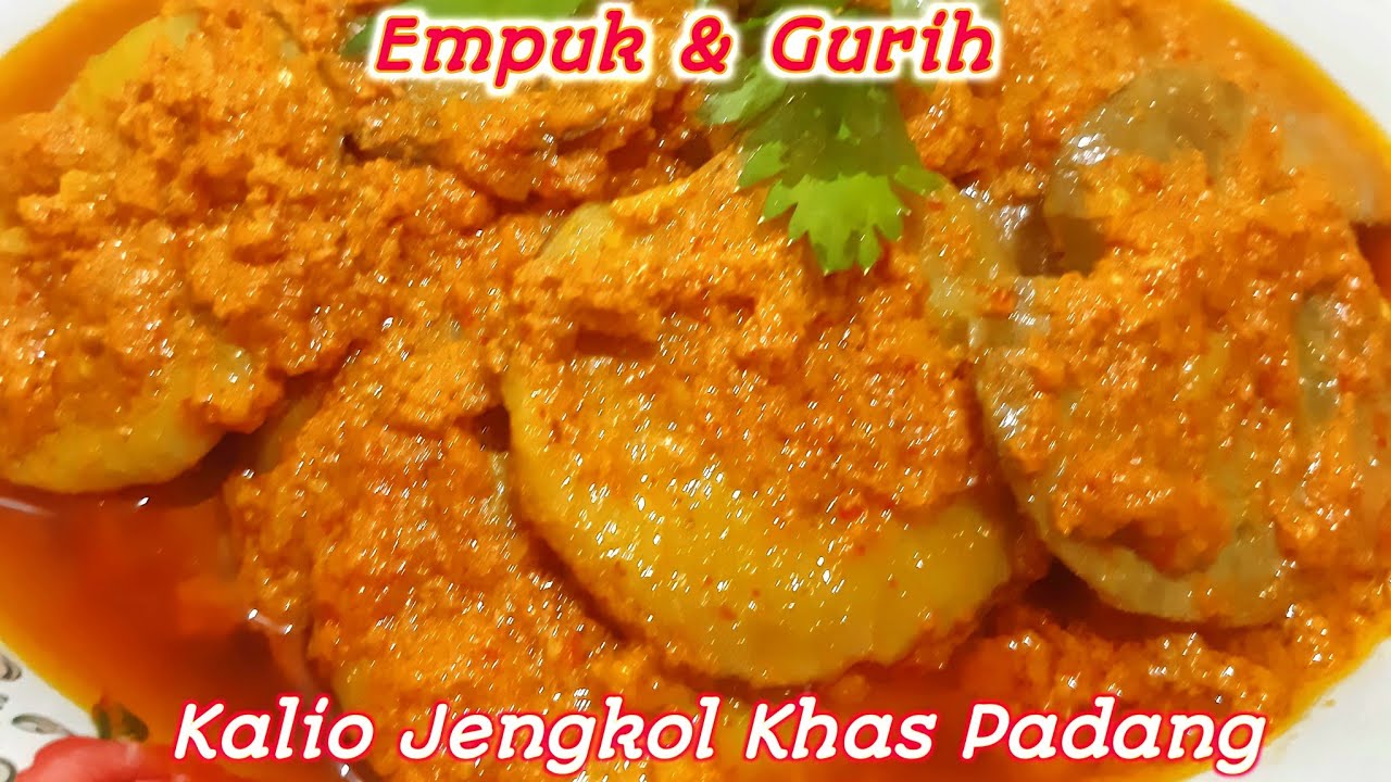 Kalio Jengkol Yang Super Empuk & Gurih Khas Padang, Resep Lezat Rendang ...