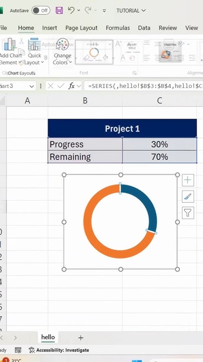 Dynamic progress chart in excel #excelformula @Shorts #shorts #excelapnaexcel - YouTube