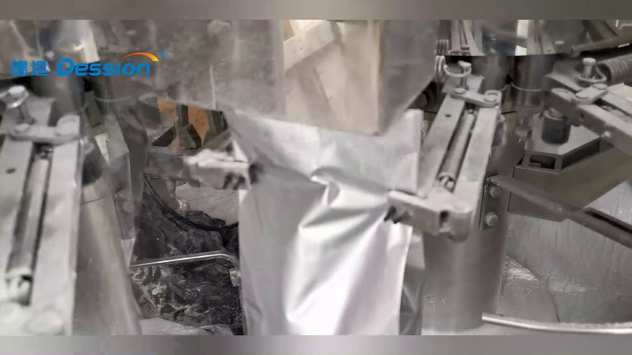 Zipper pre-formed bag powder packaging machine（sandy@fsdspm.com） - YouTube
