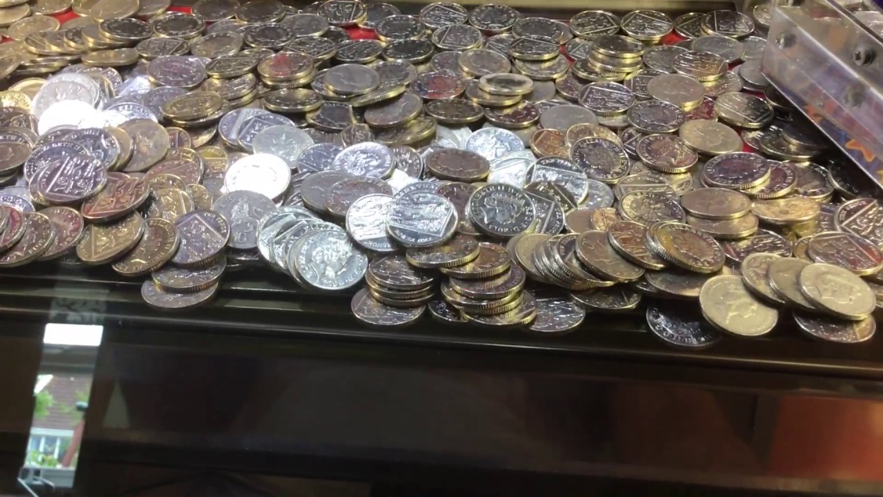 Magic 7 Coin Pusher Harry Levy For Sale - YouTube