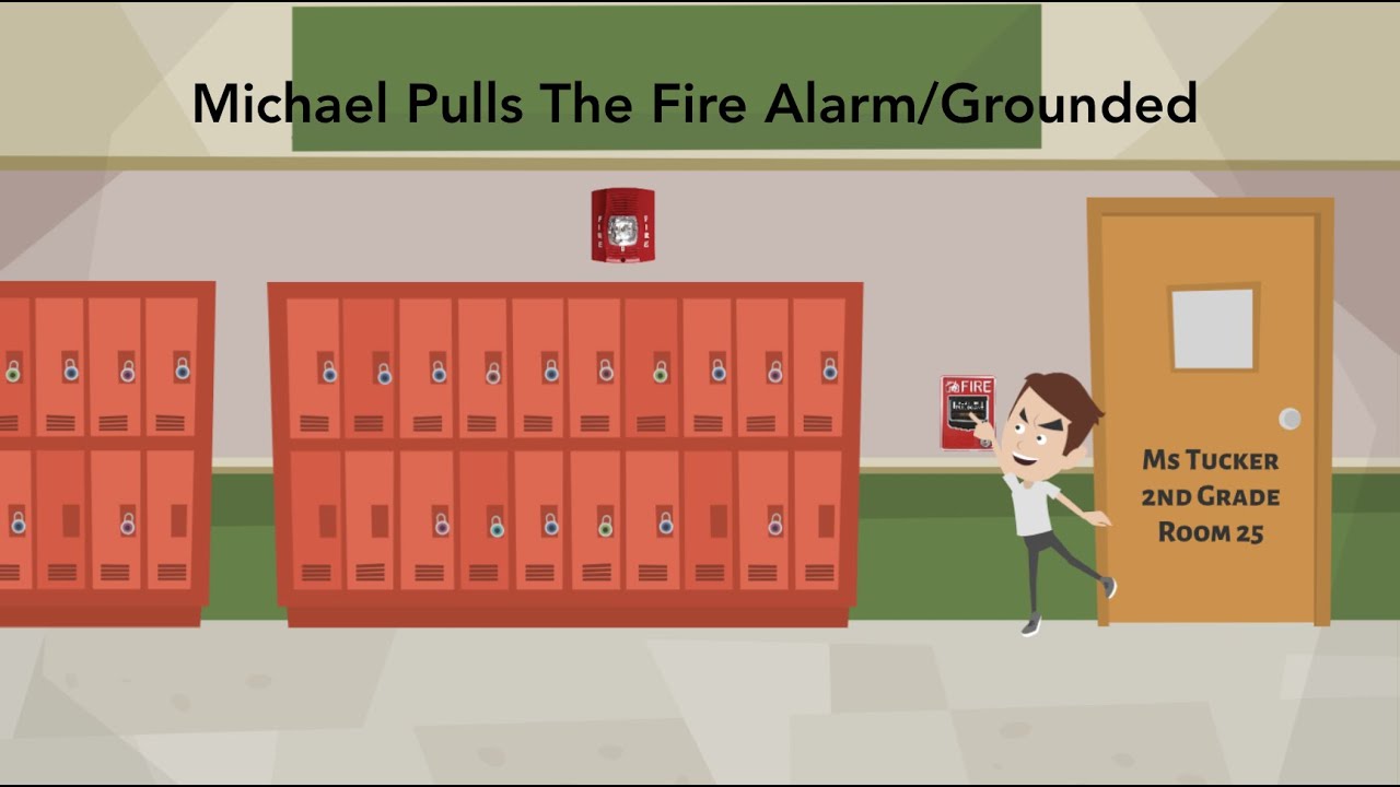 Michael Pulls The Fire Alarm/Grounded - YouTube