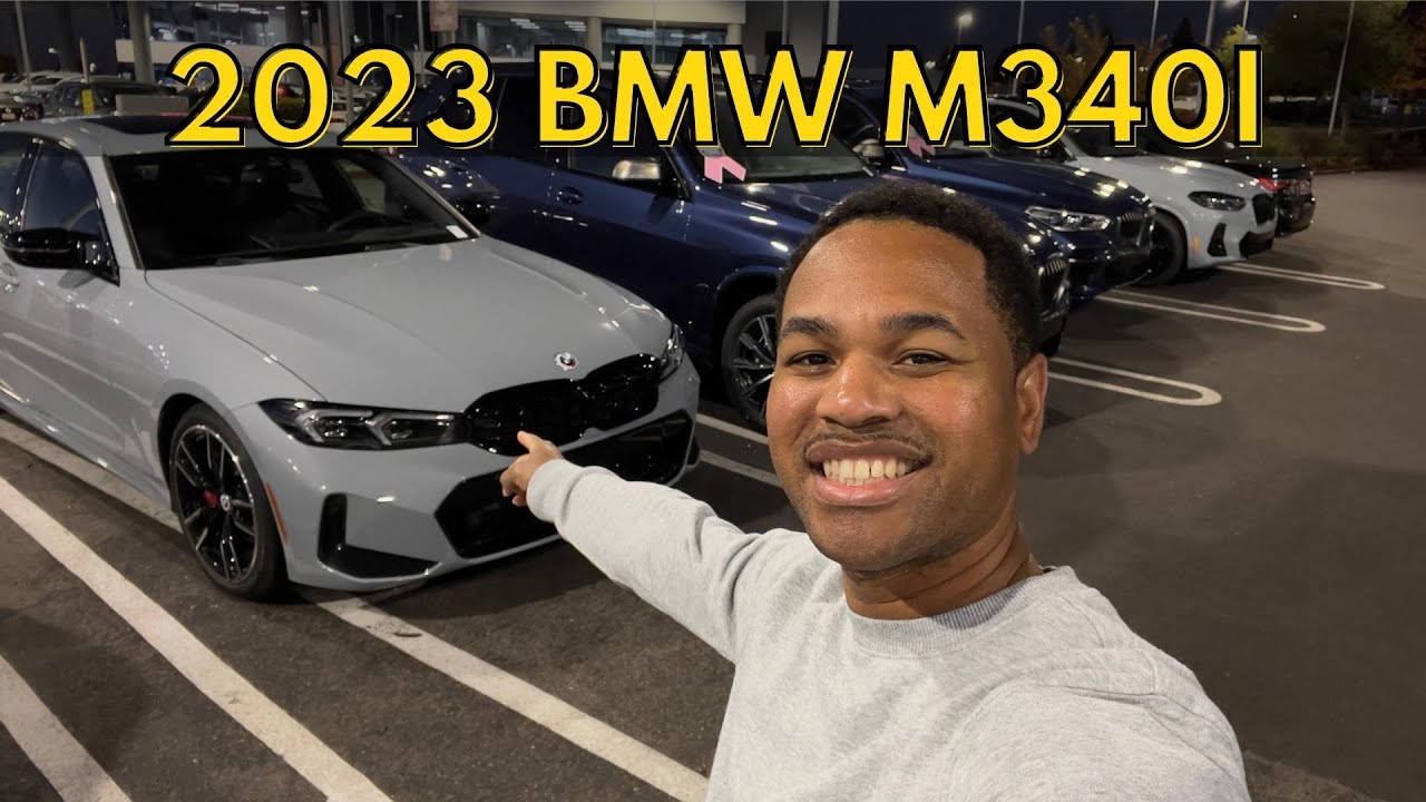 2023 BMW M340i xDrive in Brooklyn Grey - YouTube