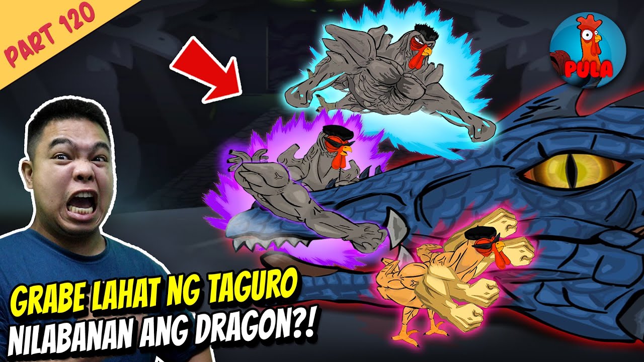 Taguro Brothers Di Kinaya Lakas ng Dragon! - Manok na Pula - YouTube