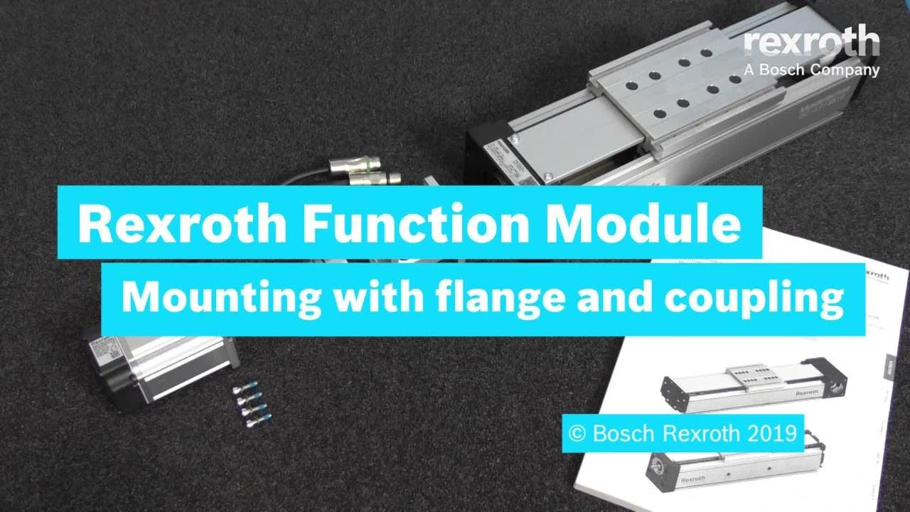 [EN] Bosch Rexroth: Function Module (FMS) - Motor mounting with flange ...