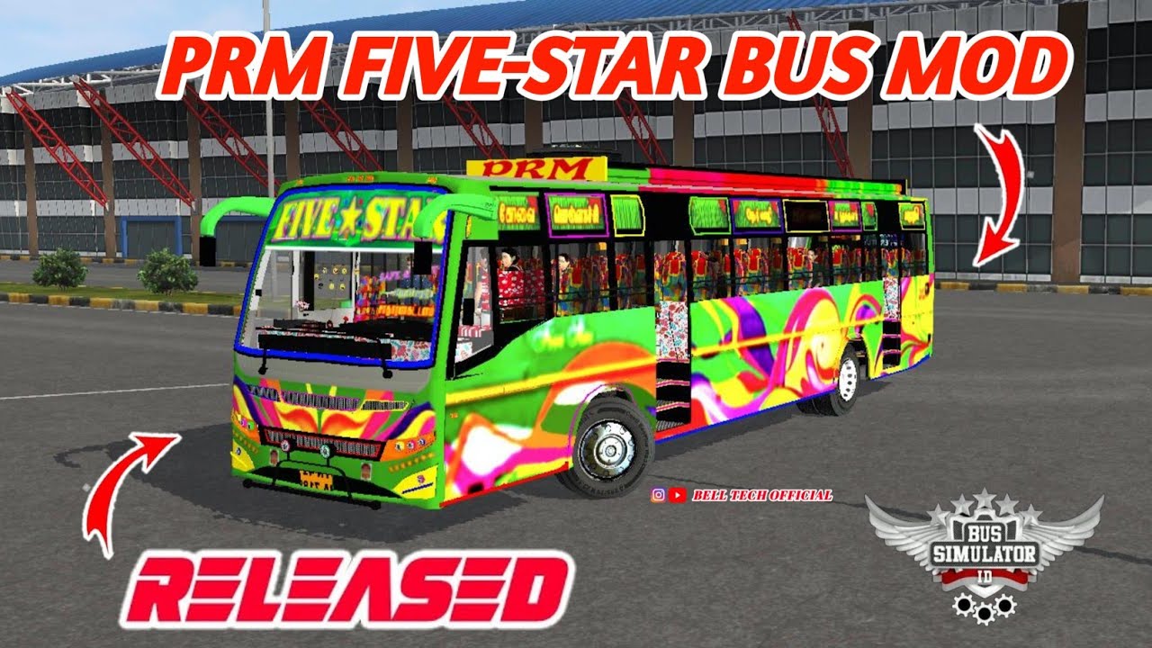 🎀💥Prm FiveStar Bus Mod Release Bus Simulator Indonesia Tamil💥🎀 - YouTube