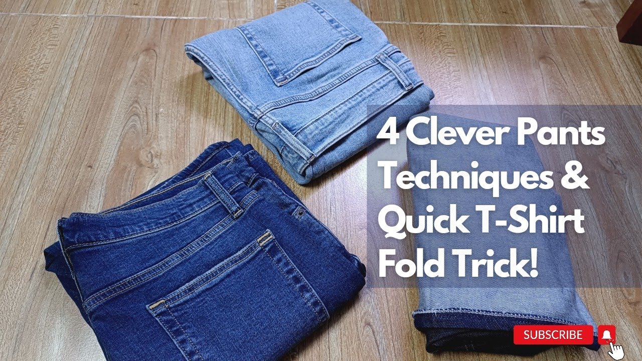 Revolutionize Your Closet: 4 Genius Pants Folding Techniques & a 2 ...