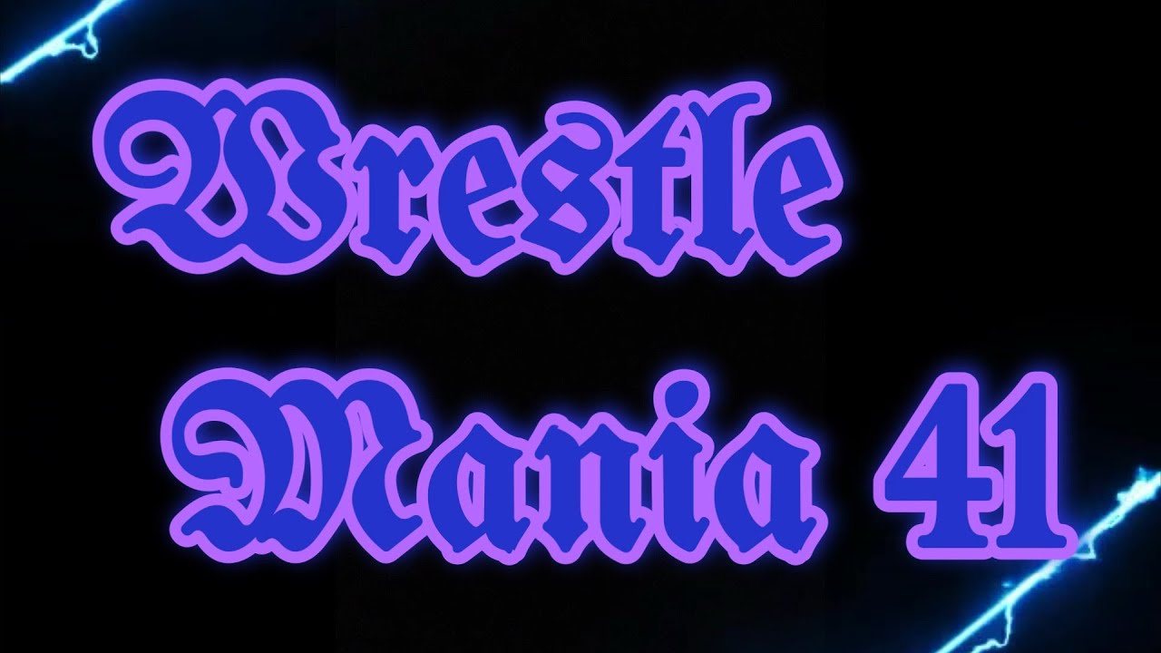 WM 41 titantron - YouTube